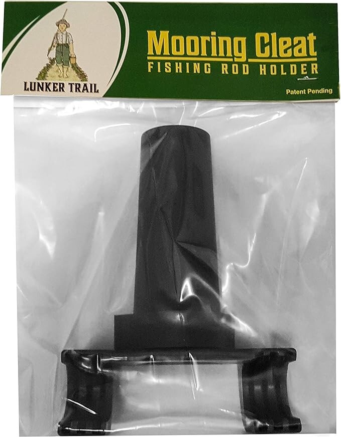 Fishing Rod Holder Cleat Mount in Seconds on Dock or Boat NO clamps or ...