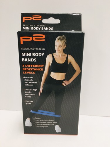p2 resistance training mini body bands 3 diffrent levels | eBay