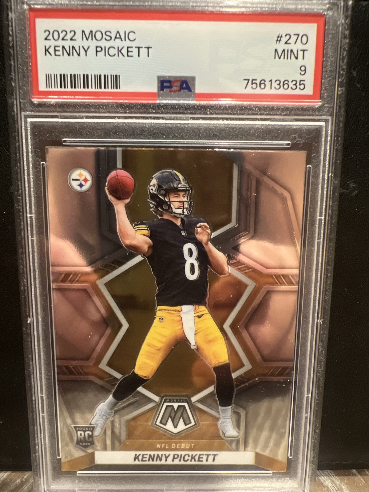 2022 Panini Mosaic - NFL Debut Silver Prizm #270 Kenny Pickett (RC) for ...