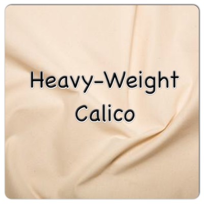 HEAVY-WEIGHT CALICO - 100% Cotton, 63" wide, 3, 4, 5, & 10 Metre ...