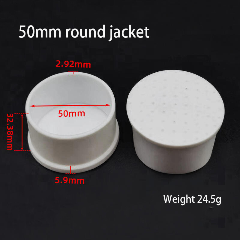 Round Rubber Furniture Foot Table Chair Leg End Cap White Covers Floor ...