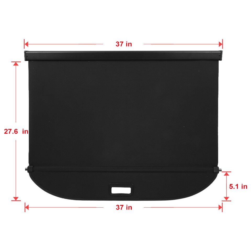 Retractable Rear Trunk Cargo Cover For 2024 2025 Chevy Trax Luggage ...