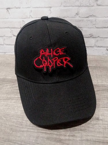 ALICE COOPER Men's Baseball Hat Cap Classic Rock Band Logo Patch ...