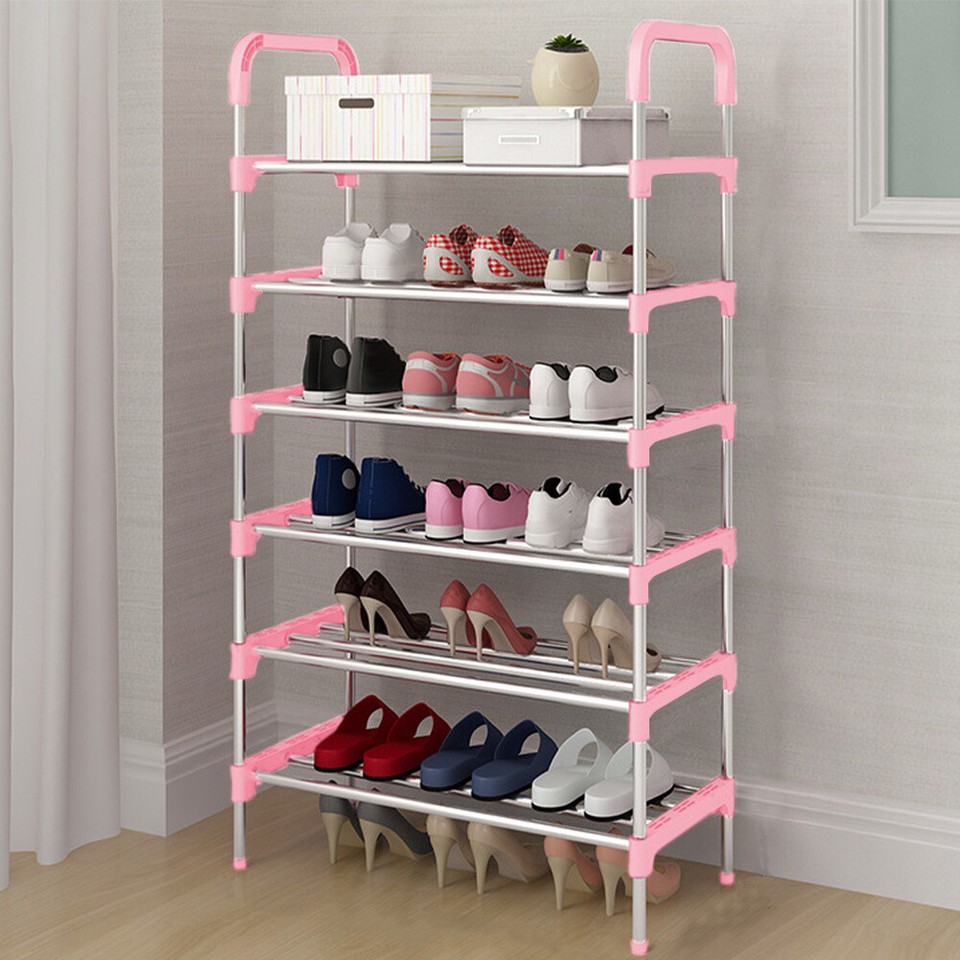 3/4/5/6/7 Tier Shoe Rack Storage Organisers Cabinet Footwear Stand ...