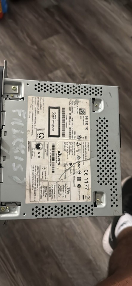 Volkswagen RNS 315 NAR Navigation Touchscreen Radio OEM Head Unit VW | eBay