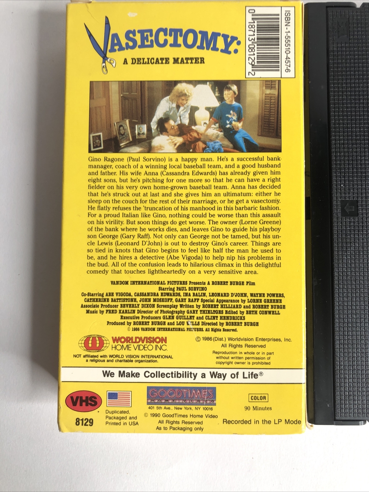 Vasectomy: A Delicate Matter (VHS, 1986, Worldvision home video) rare ...