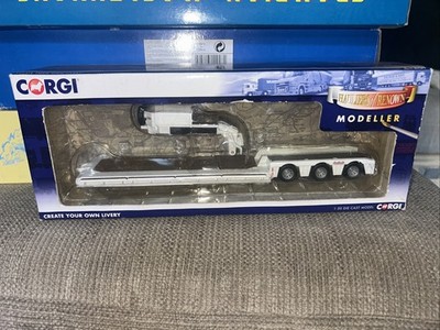 Corgi Nooteboom Low Loader - Modeller (White) CC19913 - 1:50 Mint Box ...