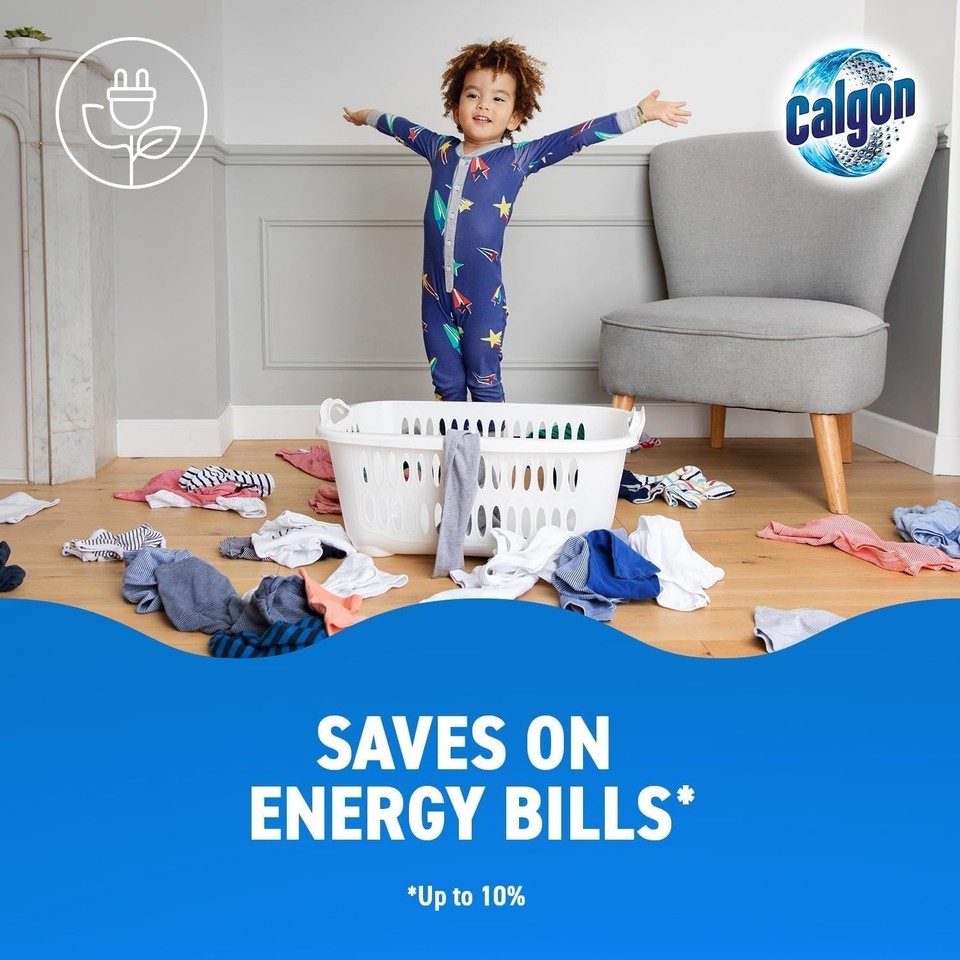 Calgon 4-in-1 Washing Machine Cleaner and Water Softener Tablets, 75 ...