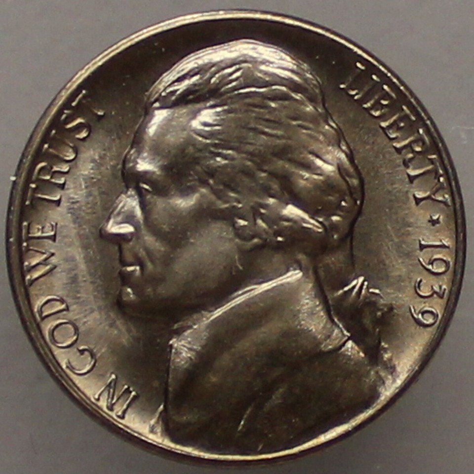 1939 -S Jefferson Nickel (wavy steps V1) - Choice/Gem BU Coin (1 pc) | eBay