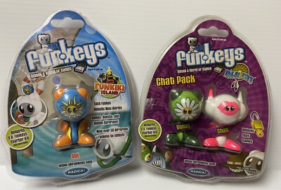 UB Funkeys Funkiki Island Lot - Blue Sol + Chat Pack - NEW In Packages ...