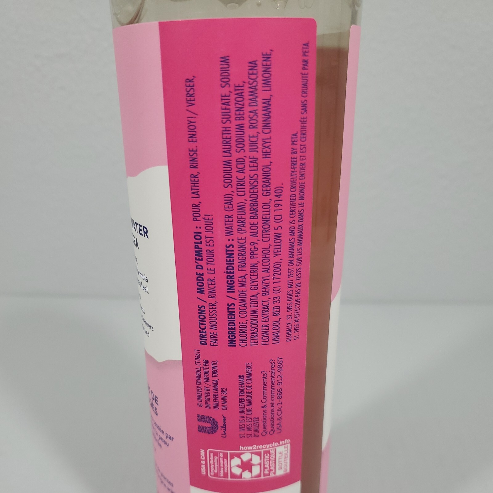 St Ives Body Wash Refreshing Body Wash Soap Rose Water Aloe Vera 22 Fl ...