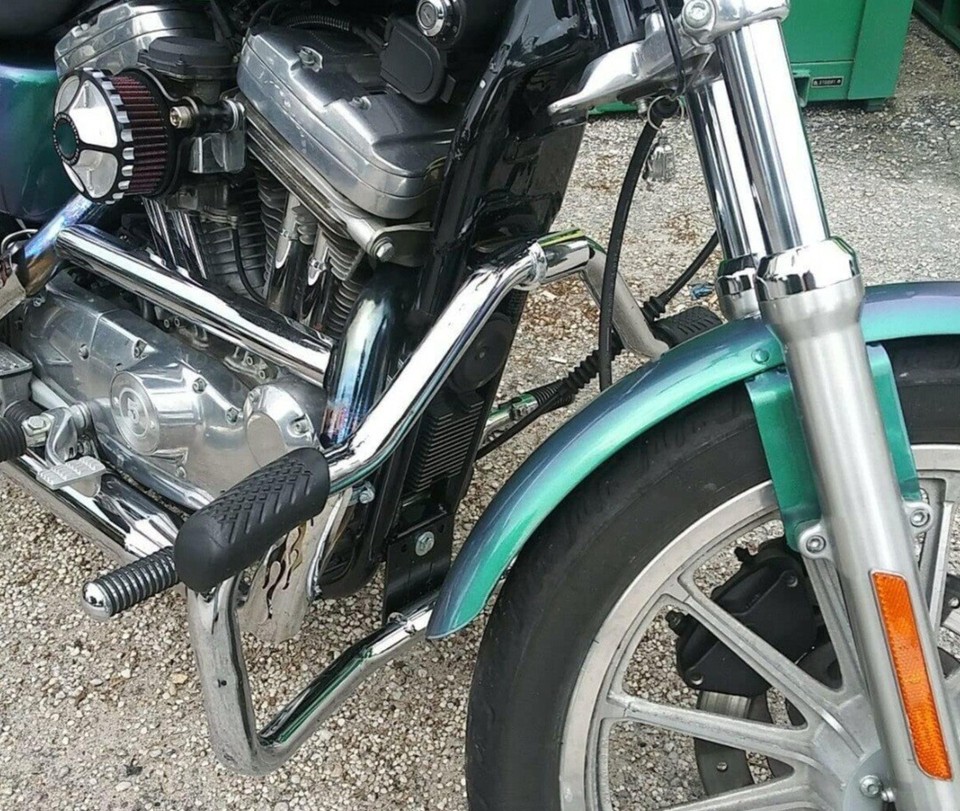 10-19 harley davidson iron 883 crash bar engine guard | eBay