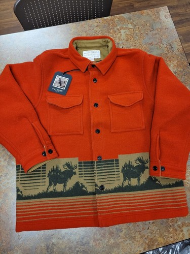 Filson Jacquard Wool Jac-Shirt Jacket M Factory 1st #20263410 w/Tags ...