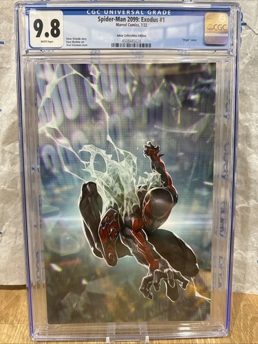 SPIDER-MAN 2099 EXODUS 1 SKAN VIRGIN ASM #300 HOMAGE Cgc 9.8 Comic ...