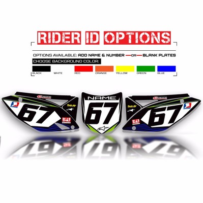 2009 2010 2011 2012 KAWASAKI KXF 250 CUSTOM NUMBER PLATE BACKGROUNDS ...