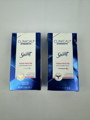 2X Secret Clinical Strength 48-Hour Antiperspirant Stick Exp 12/23 | eBay