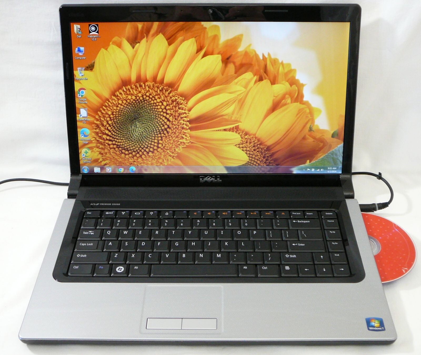 Laptop Windows 7 Core i5 15.6 DELL 4GB 500GB Webcam HDMI DVDRW WiFi ...