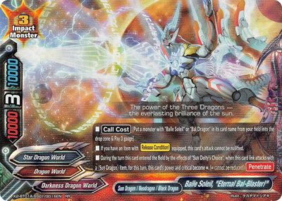Buddyfight Balle Soleil, "Eternal Bal-Blaster!" X2-BT01A-SS01/0016EN RR ...