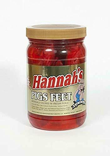 Hannah's Ready To Eat Pickled Pigs Feet 16 oz. Jar | eBay