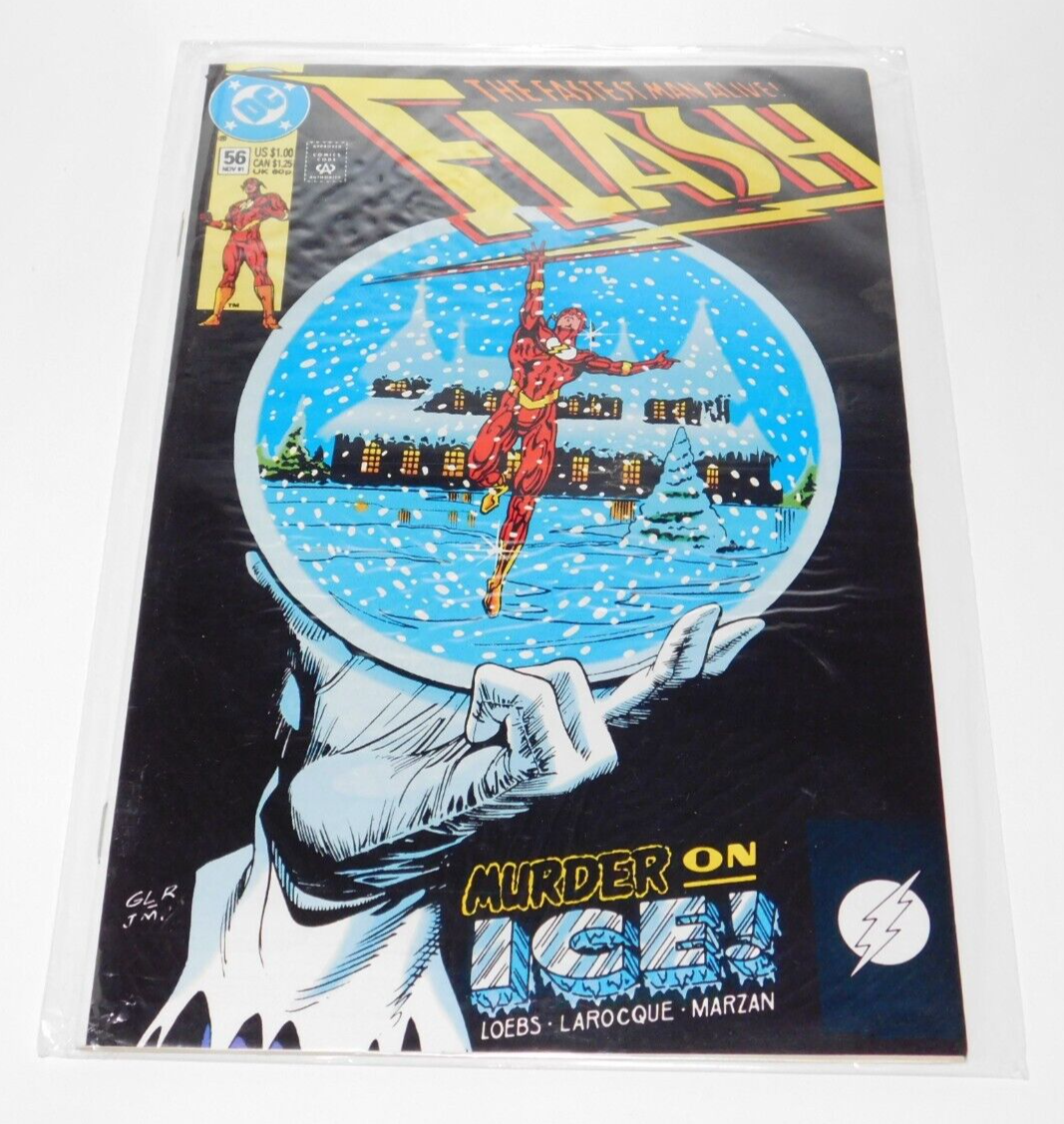 Flash #56 FN DIRECT EDITION DC COMICS 1991 MURDER ON ICE | eBay