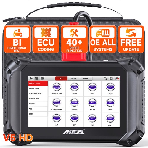 Heavy Duty Truck Diesel HD OBD Diagnostic Scanner Tool DPF Regen ECU Coding | eBay