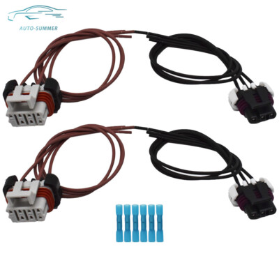 2 Pairs Headlight&Turn Signal Harness For 2005-2014 Freightliner ...
