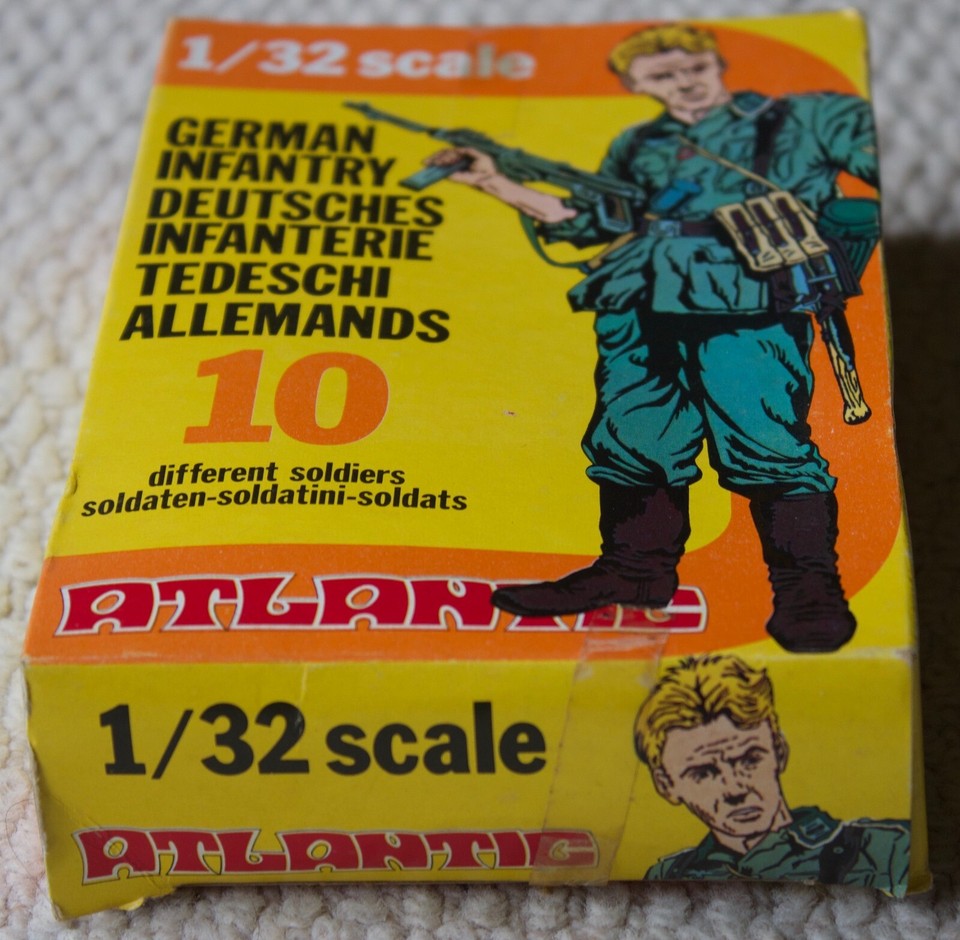 Atlantic Toy Soldiers Boxed scale 1/32 ww11 2101 german infantry airfix ...