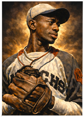 SATCHEL PAIGE * Kansas City Monarchs * BASEBALL * Novelty Art Card ...