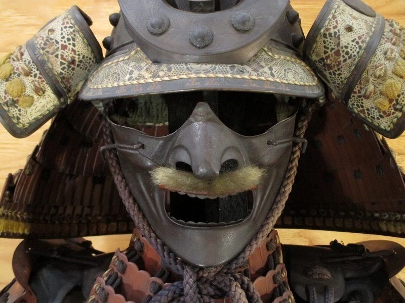 Samurai Armor Yoroi Wearable Life-size F/S w/chest Japanese Antique ...