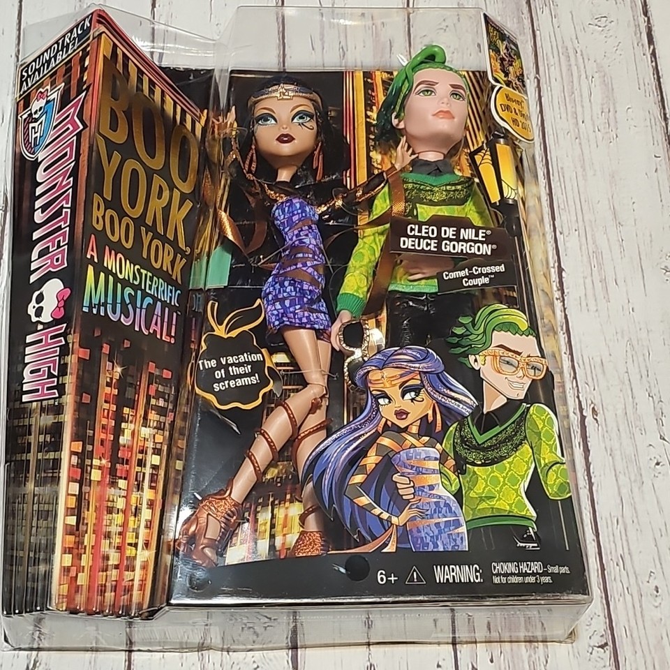 Monster High CLEO DE NILE & DEUCE GORGON Boo York Boo York Mattel NIB ...