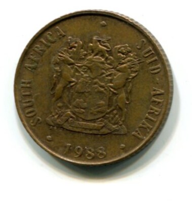1988 South Africa 2c Coin (b451-12) | eBay