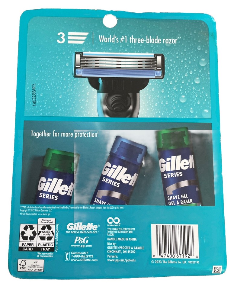 Gillette Mach3 Razor Value Pack - with 5 Cartridges (new)free shipping | eBay