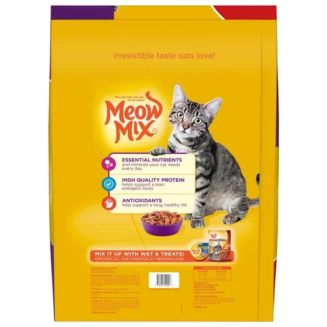 Meow Mix Original Choice Chicken, Turkey and Fish Dry Cat Food, 30 ...