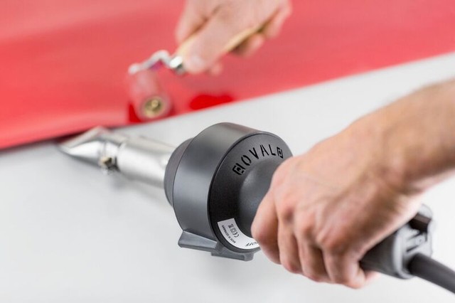 230v Forsthoff Oval Q Hot Air Welding Tool/torch/gun (plastic Vinyl ...