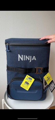 Ninja Outdoor FrostVault Go 36-Can Backpack Soft Cooler with Cold Dry ...