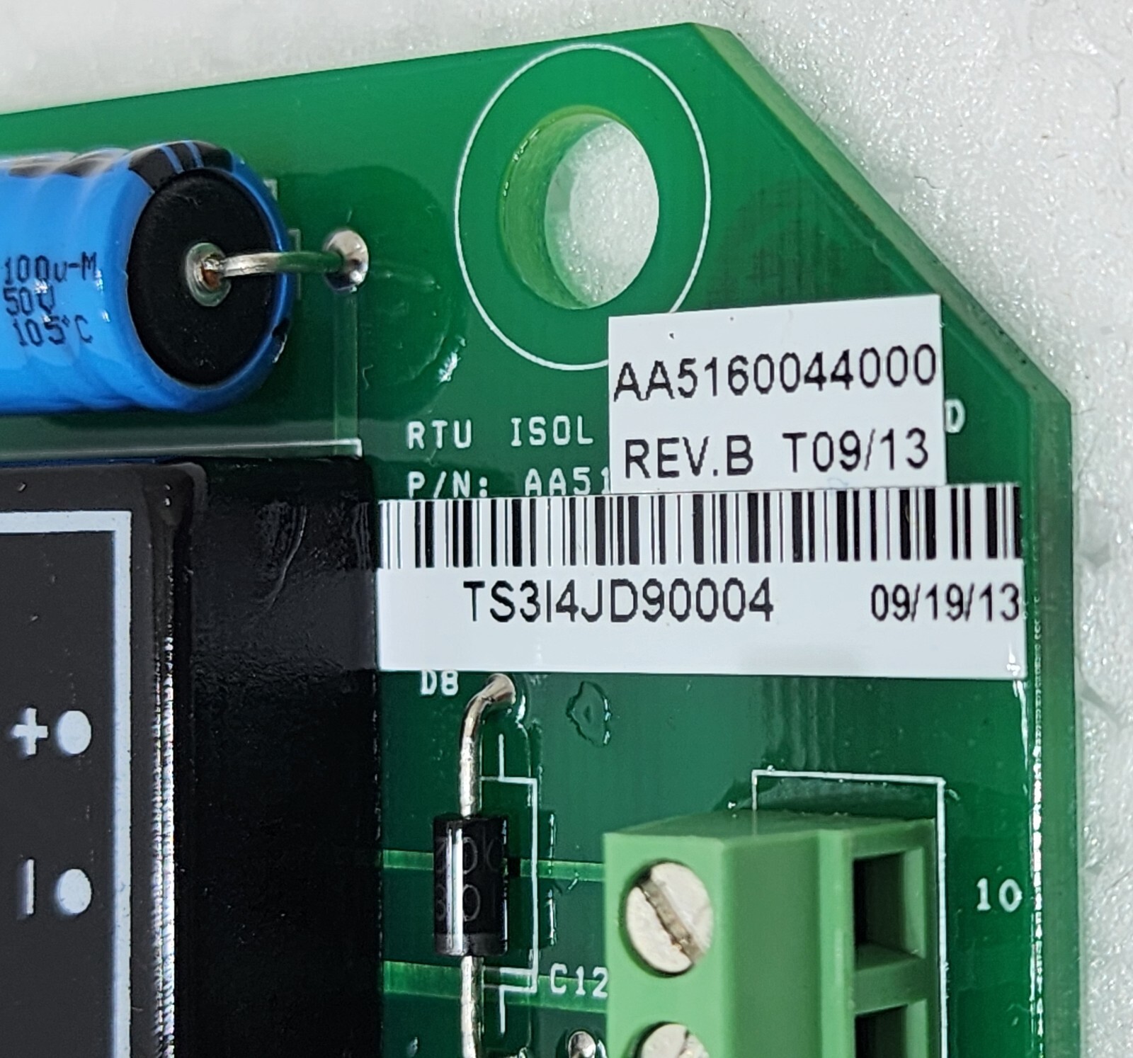 ELECTROLUX AA5160044000 MOTOR CONTROL BOARD RTU ISOL PS W/ GFD BRD FOR ...