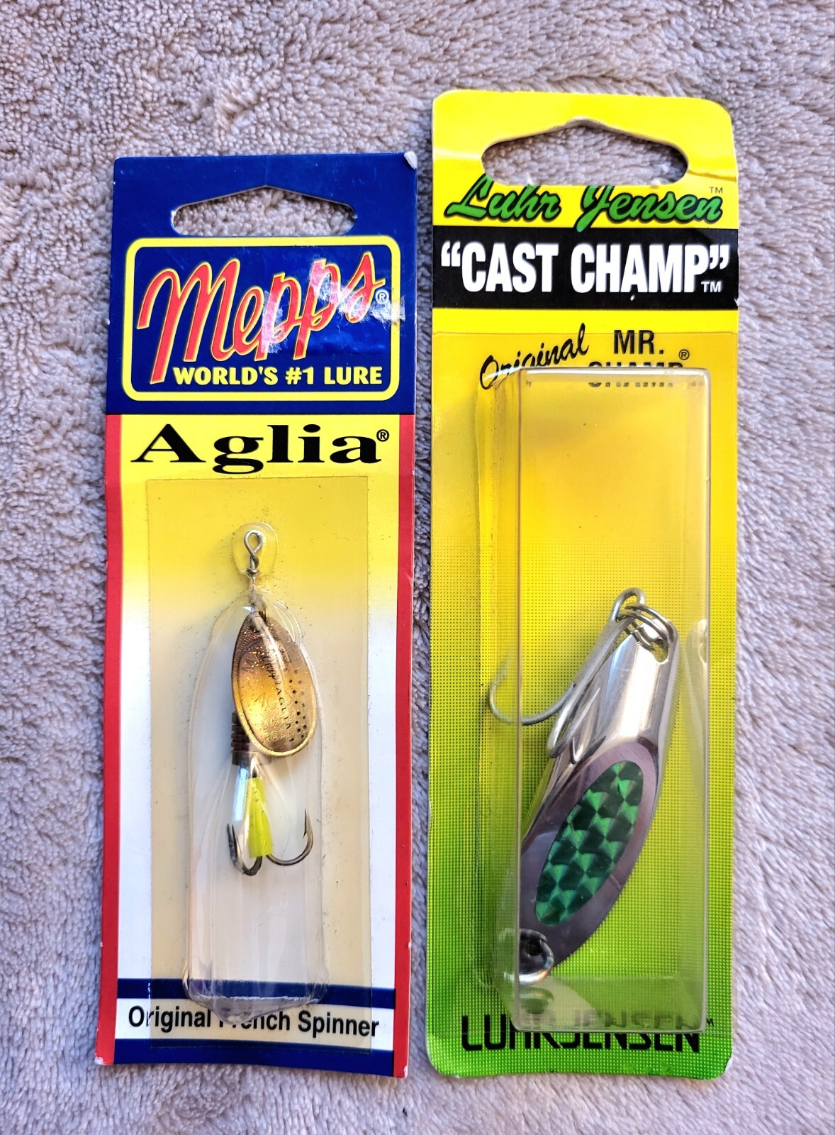 New Mepps Aglia French Spinner & Luhr Jensen Original Mr. Cast Champ ...