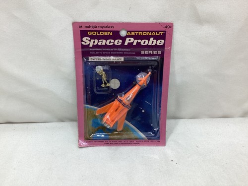 1970s Vintage Golden Astronaut Space Probe Swing Wing Hawk Vehicle ...