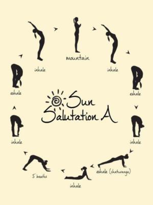 Sun Salution "A" Metal Sign | eBay