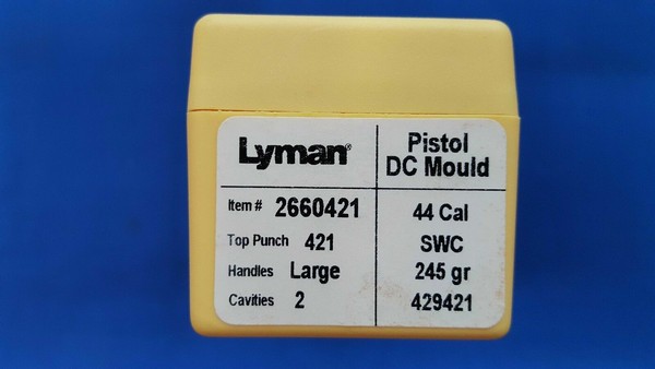 Lyman 429421 DC Mould 44 Cal 245 Grains Reloading Bullet Mold 2660421 ...