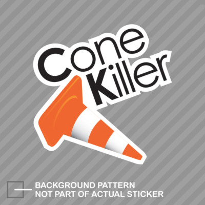 Cone Killer Sticker Decal Vinyl drifting jdm time attack | eBay