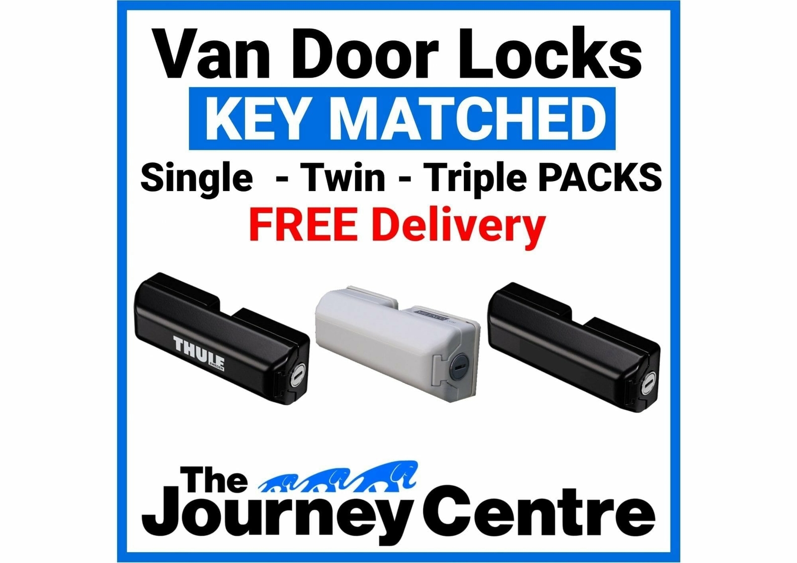 Milenco Thule Van Side + Rear Door Security Lock SINGLE-TWIN-TRIPLE ...