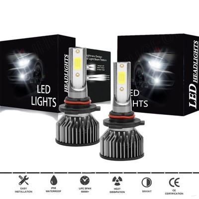 2X Super LED Headlight High Beam Bulbs Kit 8000k White For Dodge Colt ...