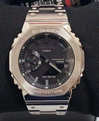 G-Shock GM-B2100D Silver/Black Men's Watch, Used with Scratches, G208 ...