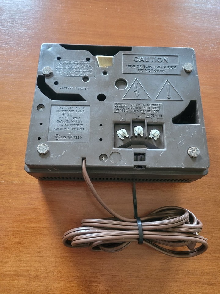 UNTESTED Channel Master 9510 Automatic Antenna Rotator Rotor Controller ...
