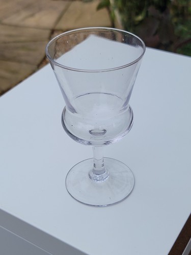 Antique Victorian Drinking Glass with T-Shaped Pontil Mark – Hand-Blown ...