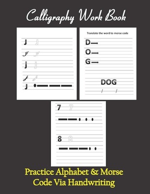 anas.sb publish Calligraphy workbook ,Practice Alphabet & Morse Code ...