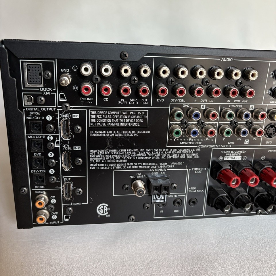 Yamaha RX-V861 Natural Sound AV Receiver - Works Great - Dinged Up Case ...
