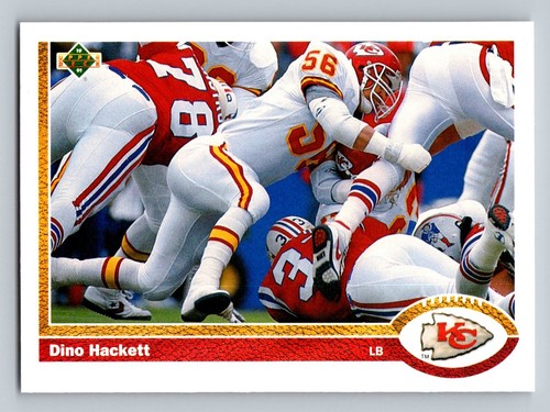 1991 Upper Deck #298 Dino Hackett Kansas City Chiefs | eBay