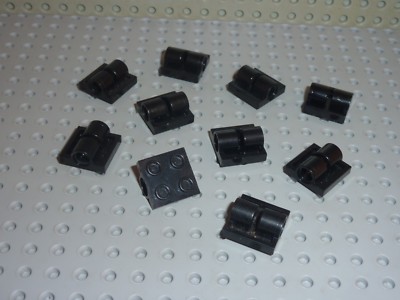 10 x Black LEGO plate 2817 / Set 7709/10188/6983/6852/7259/6206/10179 ...